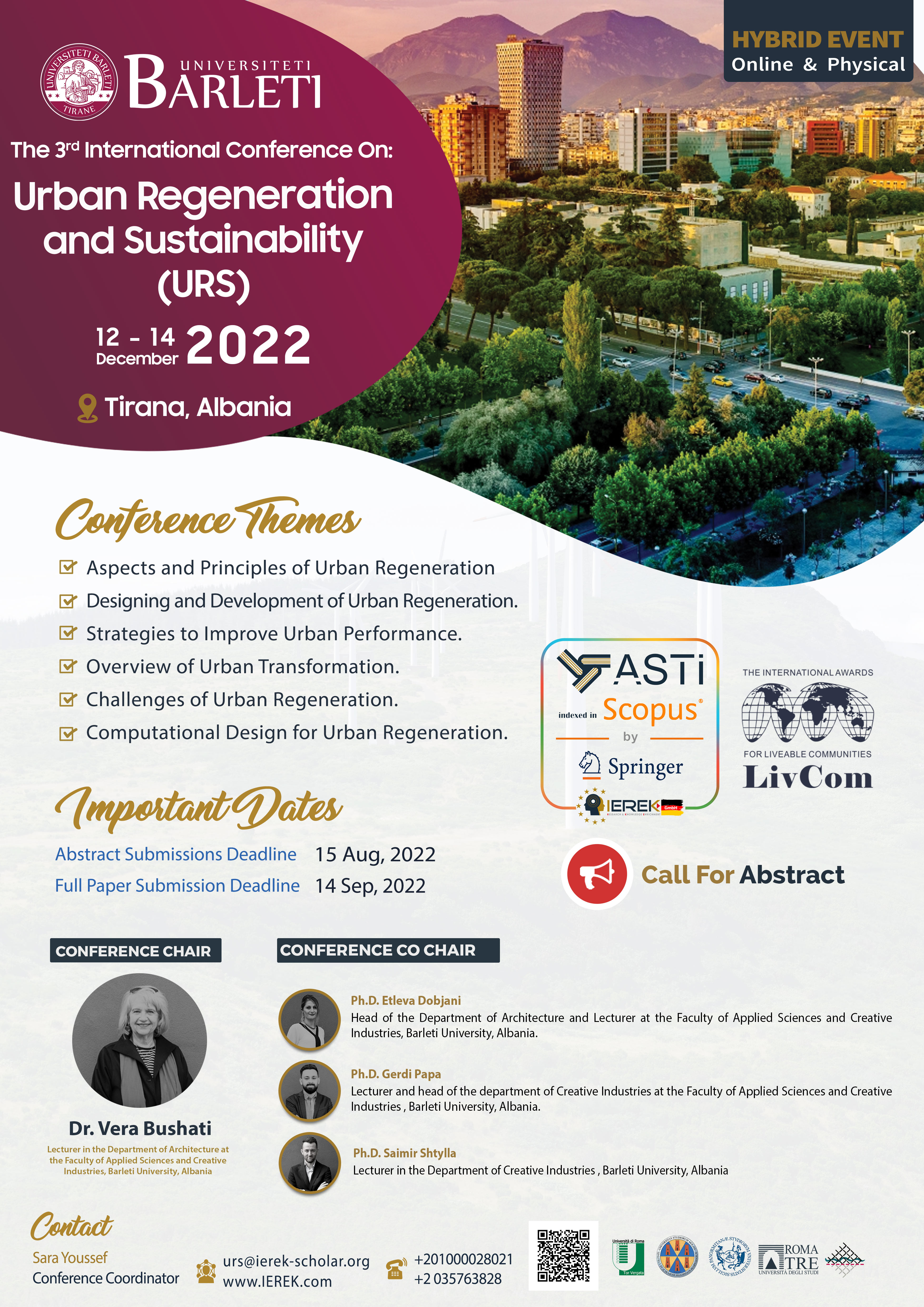 Urban Regeneration and Sustainability (URS) - 3rd Edition