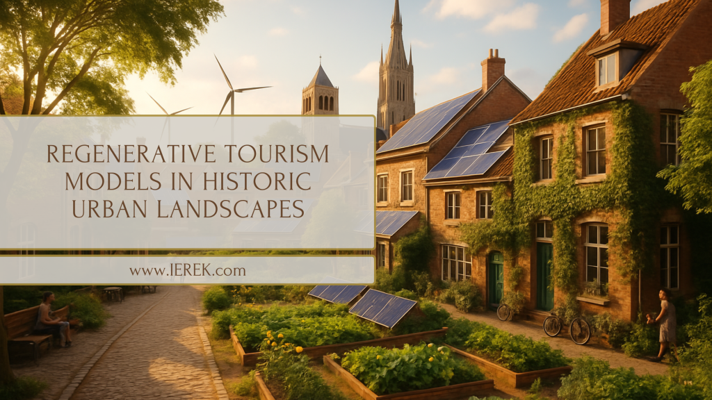 Regenerative Tourism Models in Historic Urban Landscapes - IEREK